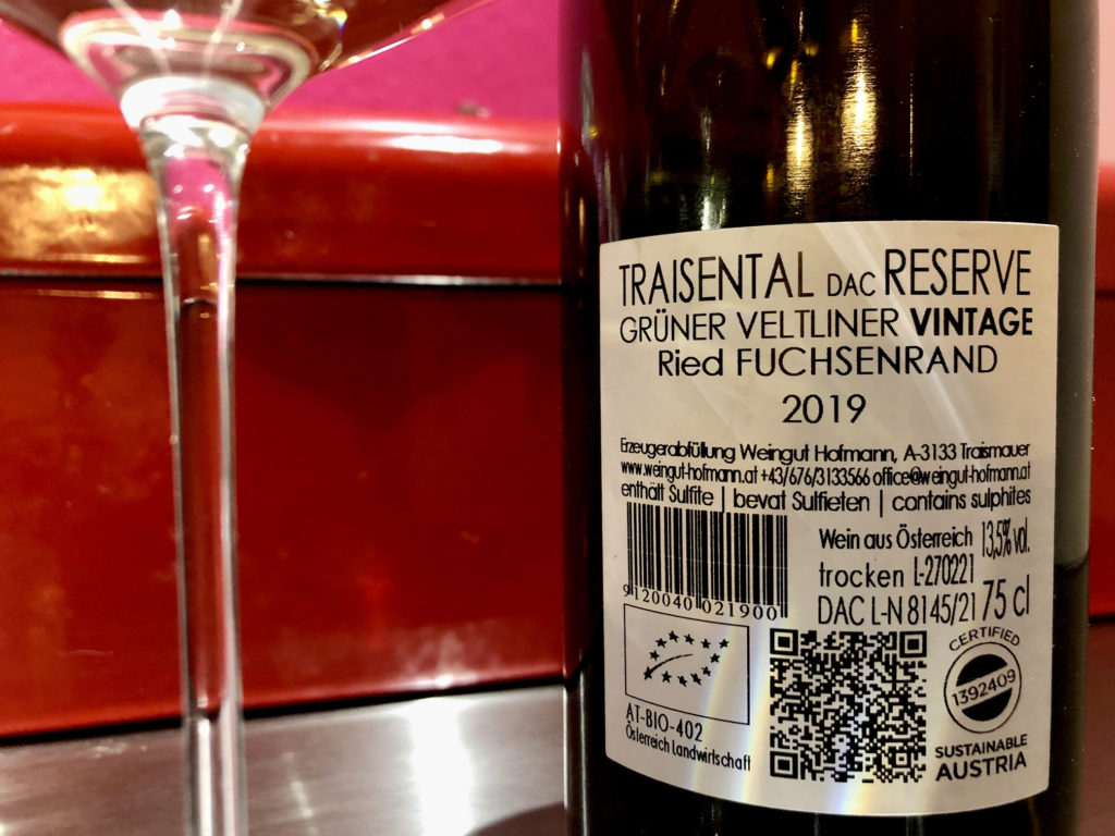 Klaus Egles Wein der Woche: Grüner Veltliner Vintage Ried Fuchsenrand ...